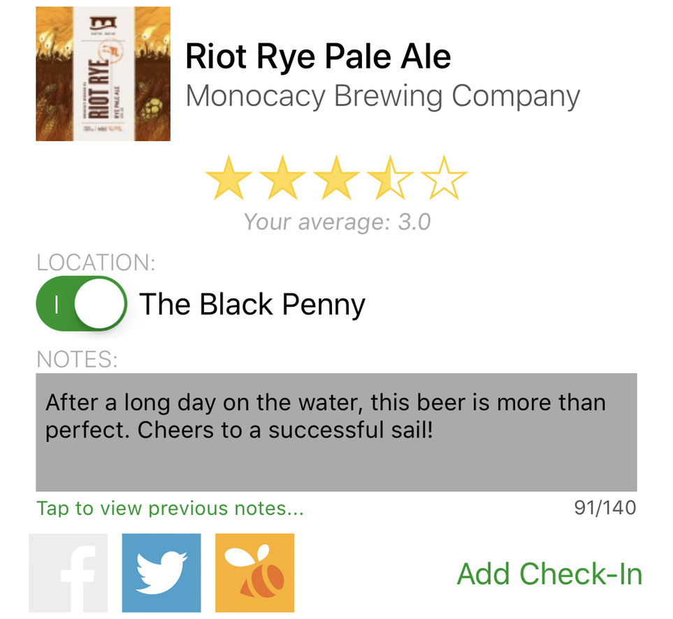 Tappd That: Offline Access to your Untappd Data